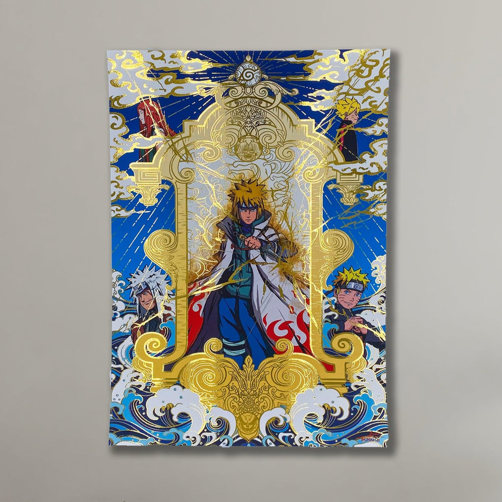 "Thunder" - Plaque métallique Gold 60x40cm – McNallyStore